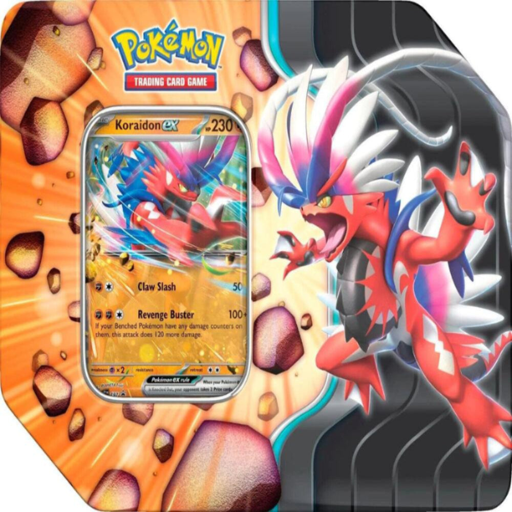 Slashing Legends Tin [Koraidon ex] – Collector's Treasure Box TCG